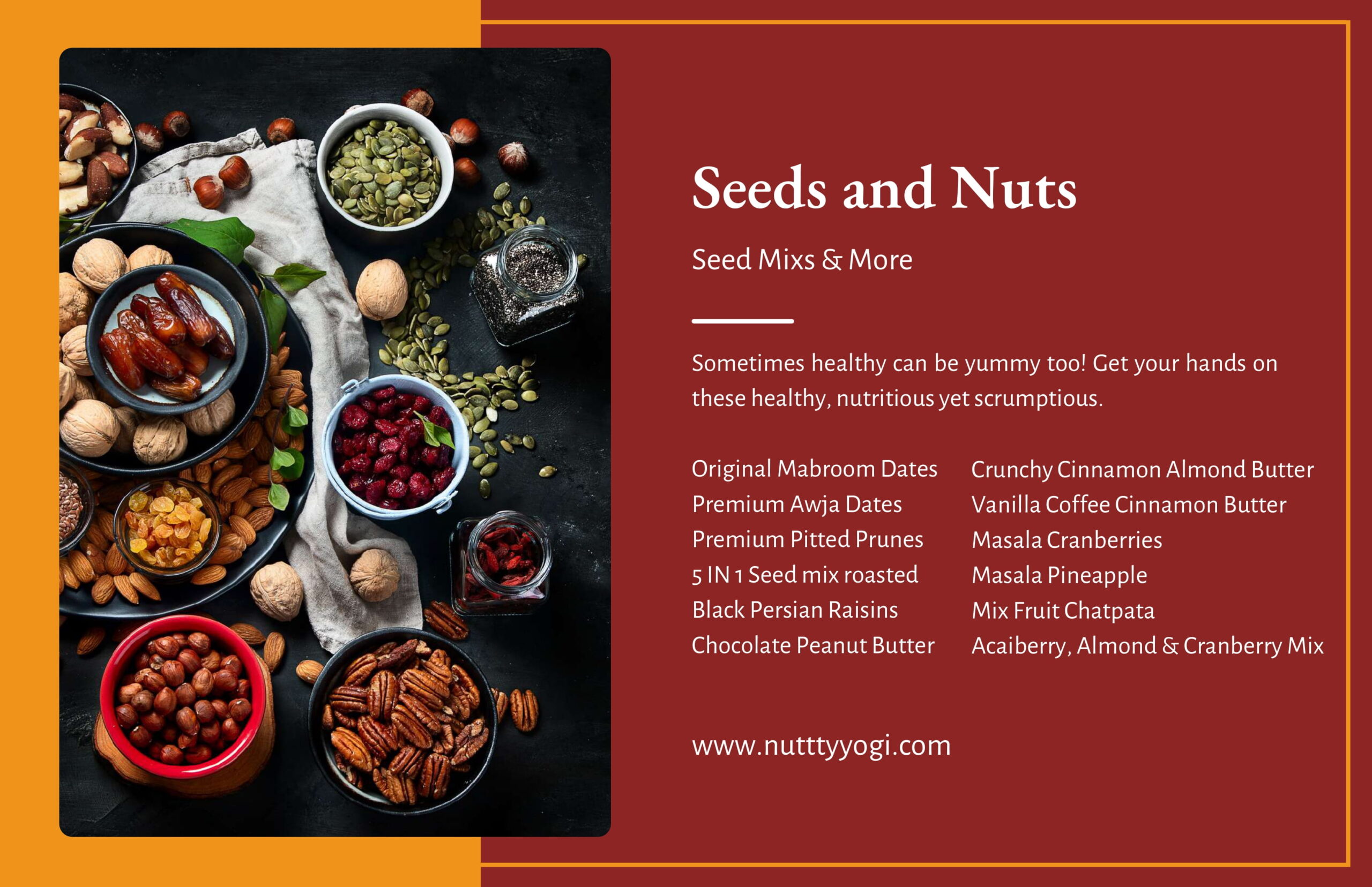 Seeds and Nuts - Seed Mixs & More - Gaadiva
