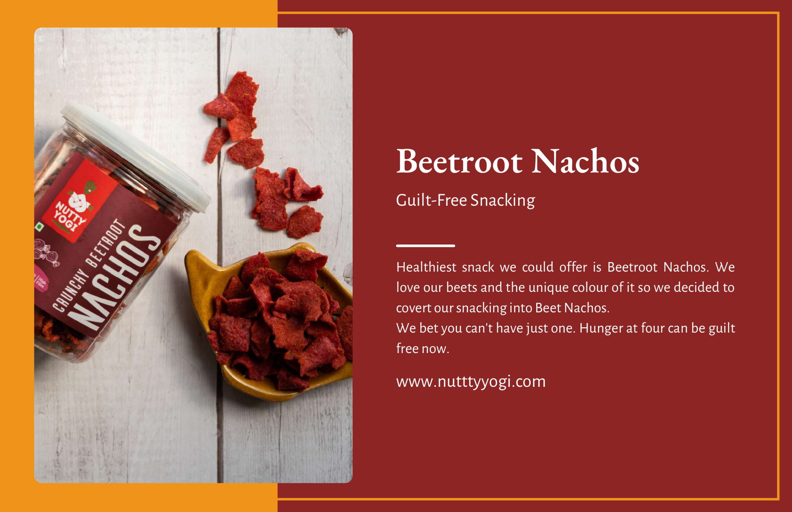 Beetroot Nachos - Gaadiva
